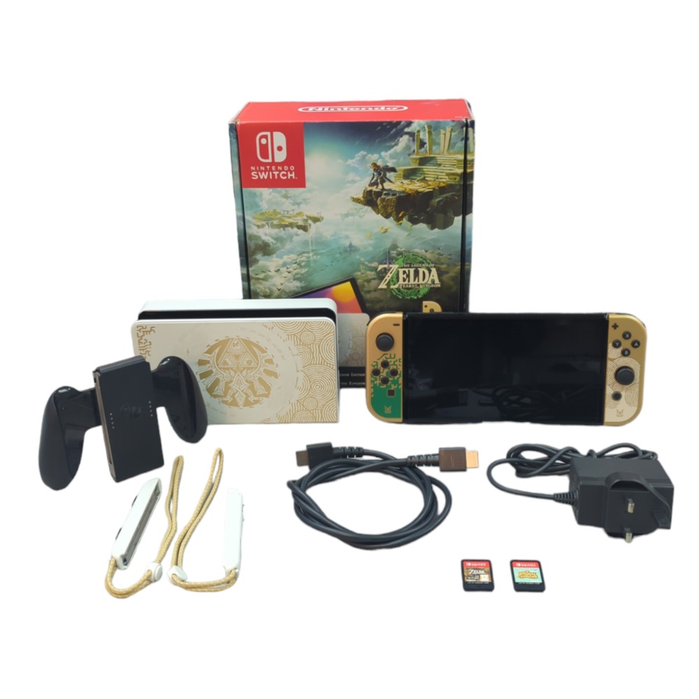 Pre-owned Nintendo Switch OLED - Zelda Edition - Own4Less